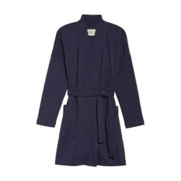 UGG | Intimates & Sleepwear | Ugg Australia Robe Navy Blue Women ...